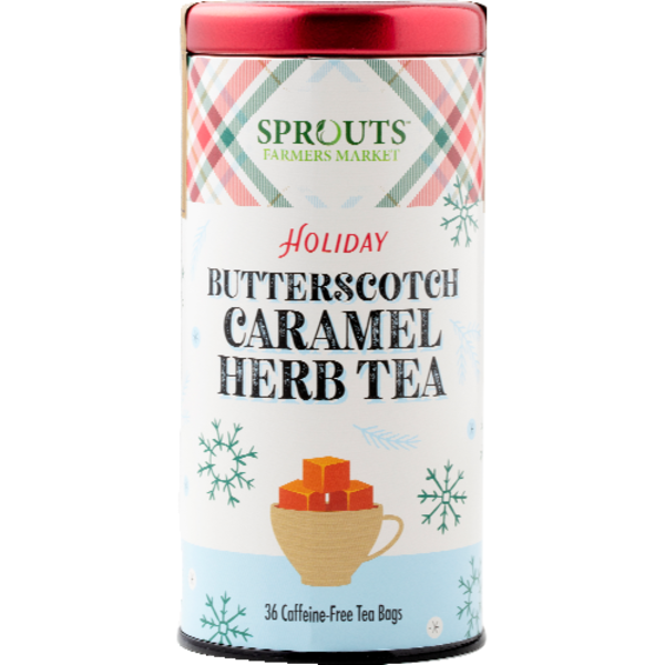 Sprouts Farmers Market Sprouts Holiday Butterscotch Caramel Herb Tea ...
