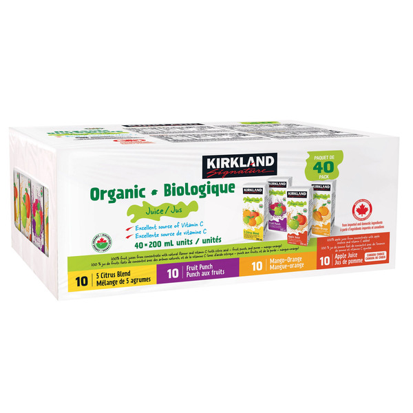 Kirkland Signature Assorted Flavours Organic Juice Same-Day Delivery ...