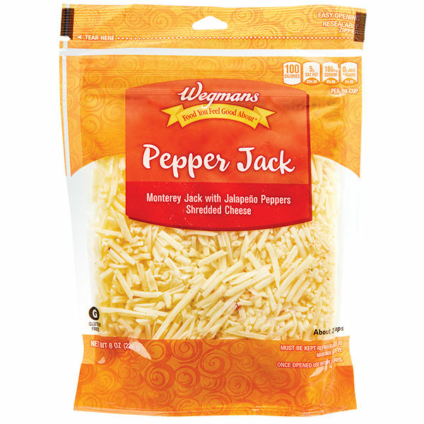 Wegmans Wegmans Shredded Pepper Jack Cheese Same-Day Delivery or Pickup ...