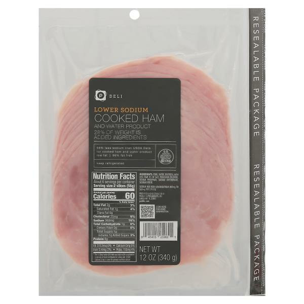 Publix Deli Ham, Lower Sodium, Cooked Same-Day Delivery or Pickup | Publix