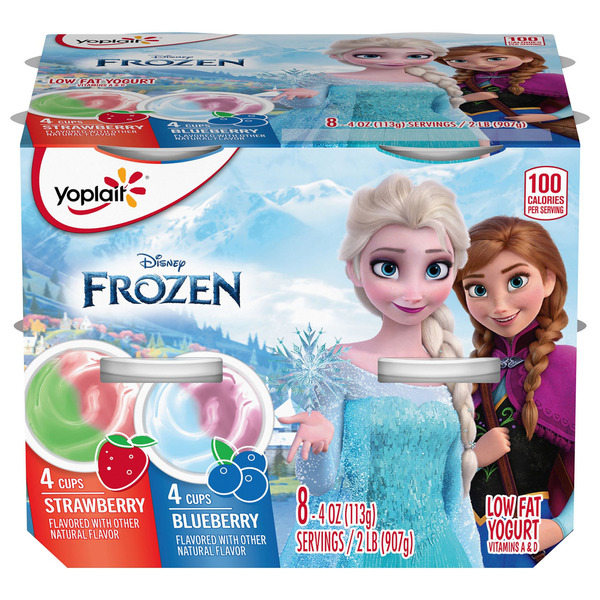 Wegmans Yoplait Disney Frozen Low Fat Kids Yogurt Cup Variety Pack Same ...