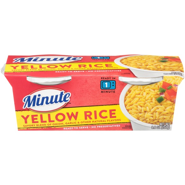 Minute Rice Ready to Serve Yellow Rice (4.4 oz) - Instacart