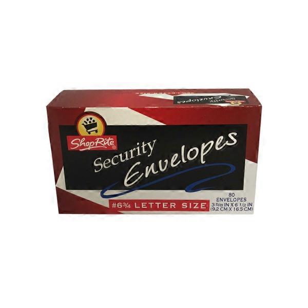 ShopRite Security Letter Size Envelopes (100 ct) - Instacart