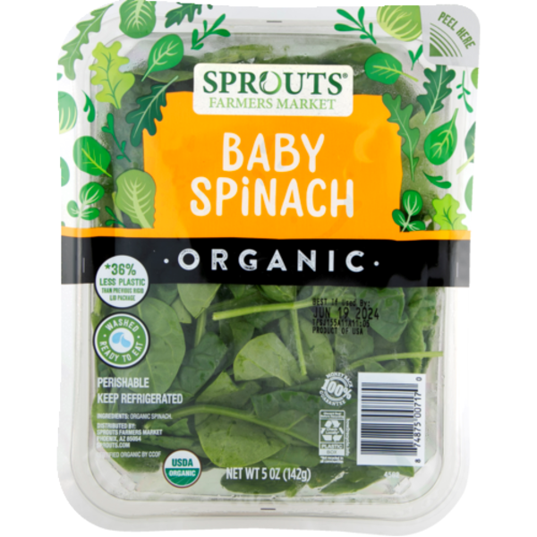 Sprouts Organic Baby Spinach Same-Day Delivery or Pickup | Sprouts ...