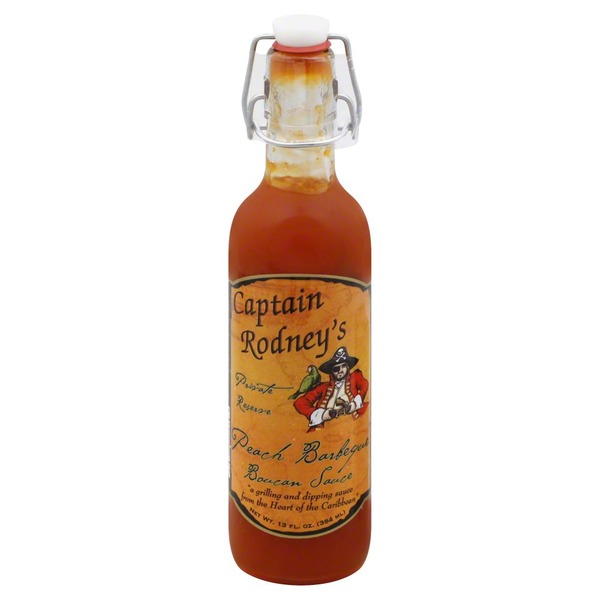 Captain Rodneys Boucan Sauce, Peach Barbeque (13 oz) - Instacart