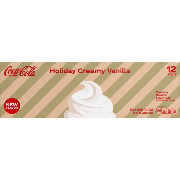 Wegmans Coca-Cola Holiday Creamy Vanilla Soda Cans Same-Day Delivery or ...