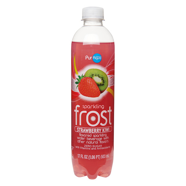 PurAqua Kiwi Strawberry Flavored Frost Sparkling Water Same-Day Delivery or Pickup | ALDI
