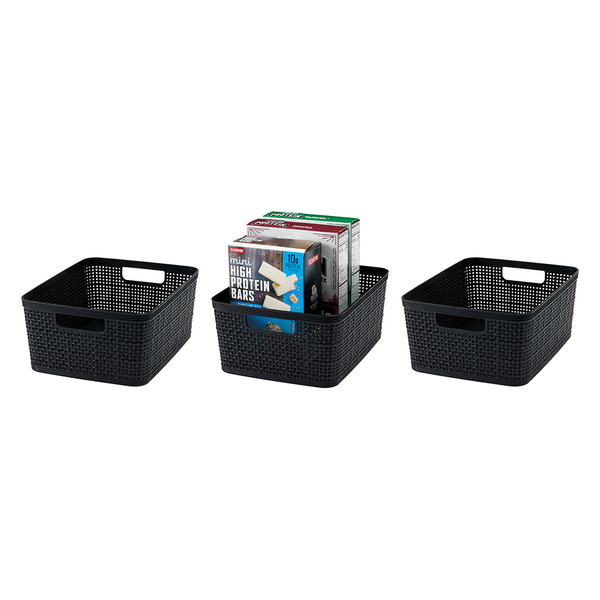 Huntington Home Decorative Basket, Small - Black Same-Day Delivery or ...