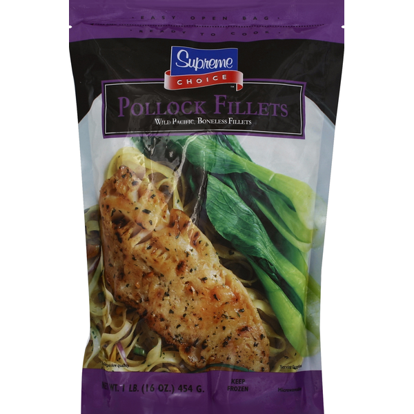 Supreme Choice Pollock, Boneless, Fillets Same-Day Pickup | Fareway ...