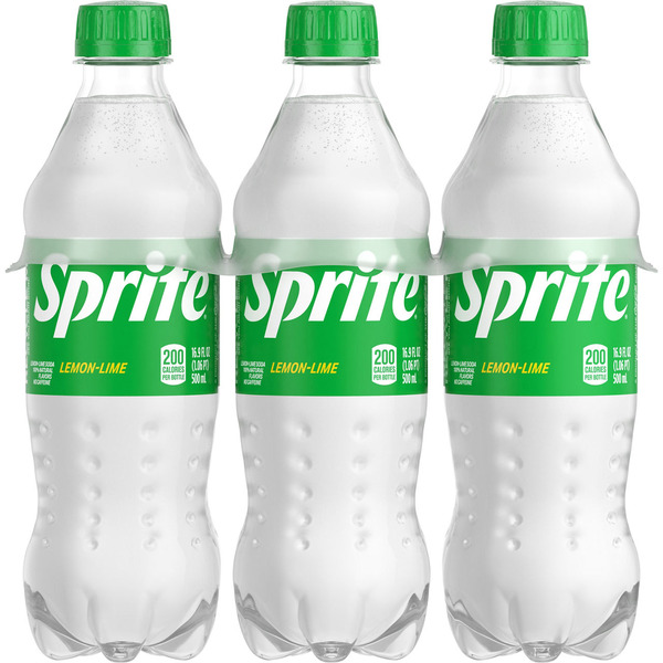 Wegmans Sprite Lemon-Lime Caffeine Free Soda Soft Drink Bottles Same ...