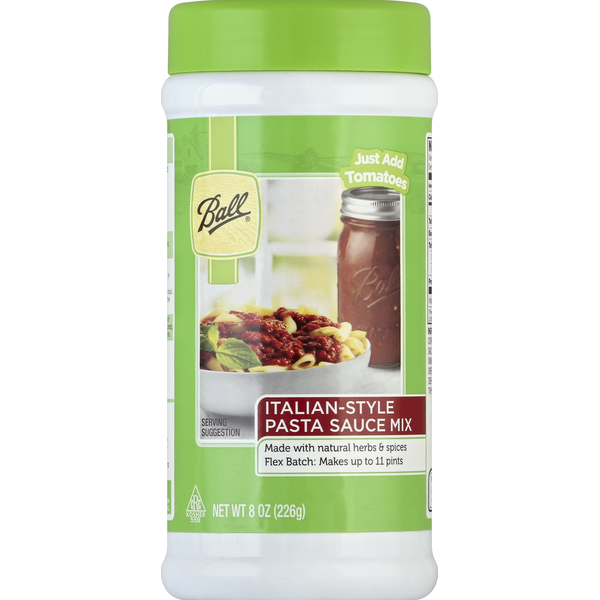 Ball Pasta Sauce Mix, Italian-Style (8 oz) - Instacart
