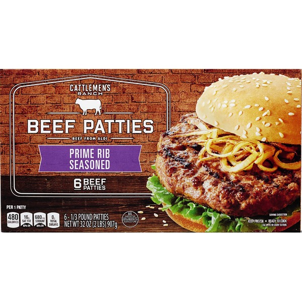 Cattlemen's Ranch Prime Rib Seasoned Patties Same-Day Delivery or ...