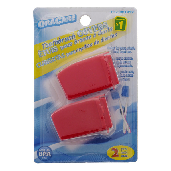 Dr. Bob ORACARE Toothbrush Covers, 2 Pack Same-Day Delivery | Dollarama
