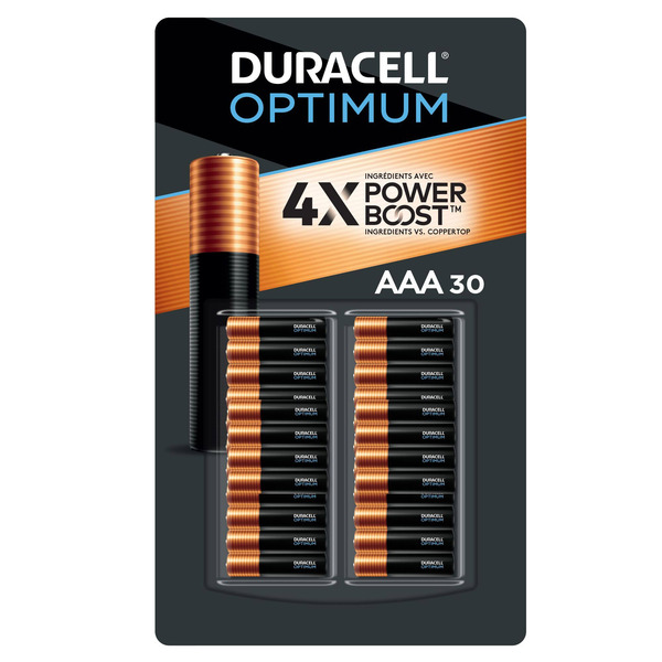 Duracell Optimum AAA Batteries with Power Boost Ingredients Same-Day ...