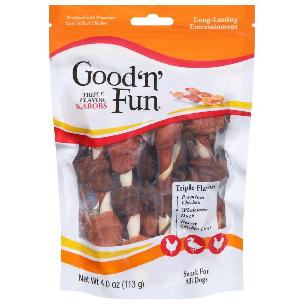 Publix Good 'n' Fun Snack for All Dogs, Triple Flavor, Kabobs Same-Day ...