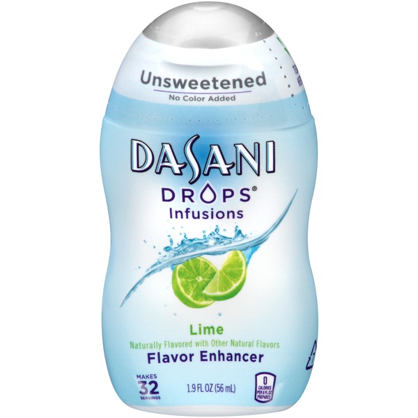 Dasani Drops Infusions Lime Flavor Enhancer (1.9 fl oz) - Instacart