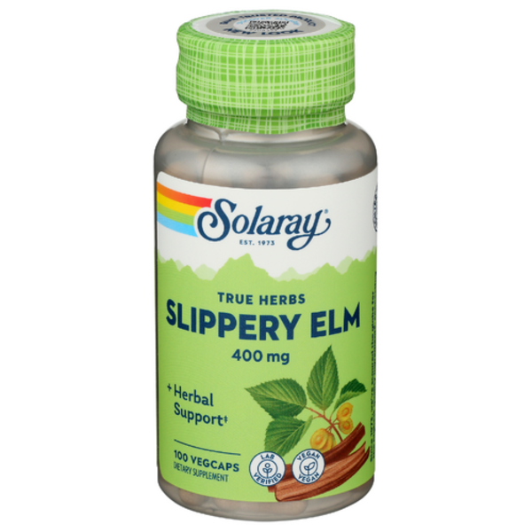 Solaray Slippery Elm, True Herbs, 400 mg, Vegcaps Same-Day Delivery or ...