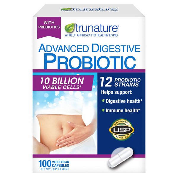 Costco trunature Advanced Digestive Probiotic Capsules, 100 ct Same-Day ...