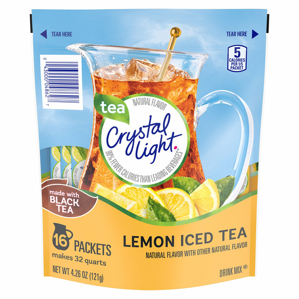 Costco Crystal Light Lemon Iced Tea Naturally Flavored Powdered Drink ...