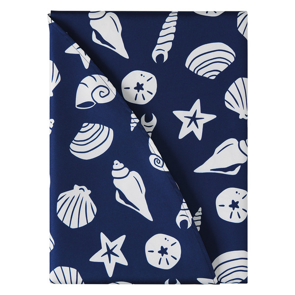 KIRKTON HOUSE 70" Round Indoor/Outdoor Tablecloth, Shells Same-Day ...
