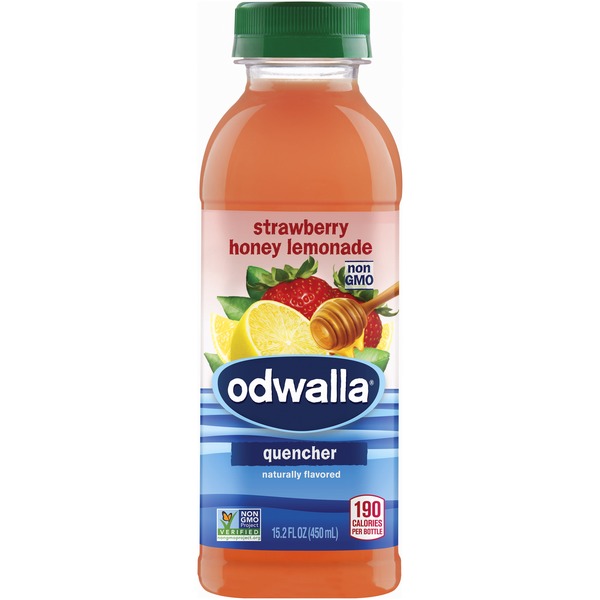Odwalla Quencher Strawberry Honey Lemonade Fruit Juice Drink (15.2 oz ...