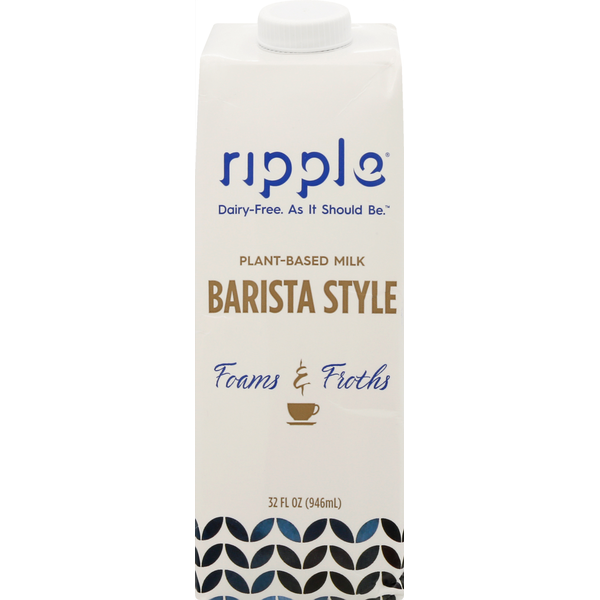 ripple Milk, Plant-Based, Barista Style (32 oz) - Instacart