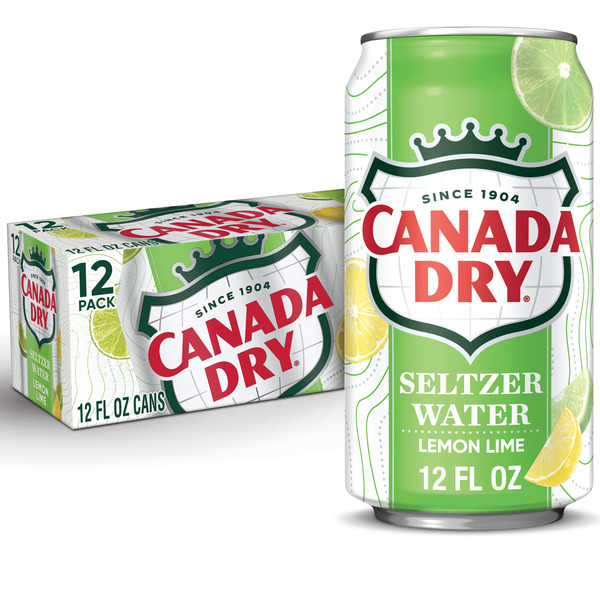 ShopRite Canada Dry Lemon Lime Sparkling Seltzer Water Same-Day Delivery | Instacart