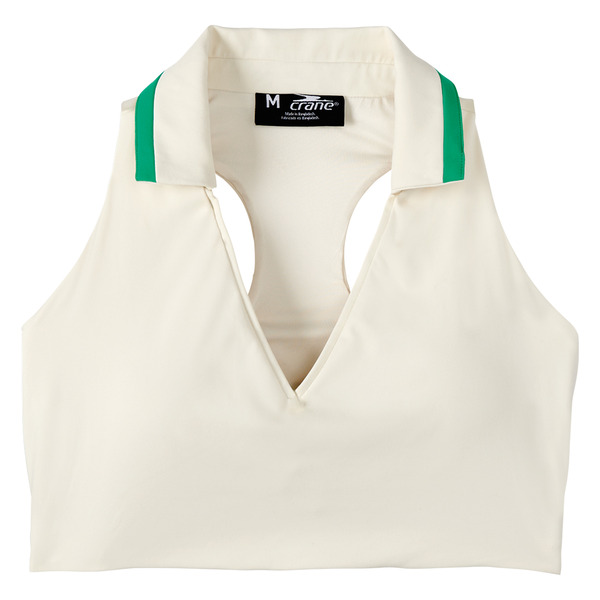 Crane Ladies Premium Longline Sports Bra, White, L Same-Day Delivery or ...
