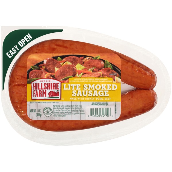 Hillshire Farm Lite Smoked Sausage Rope, 13 oz. (0.812 lb) - Instacart