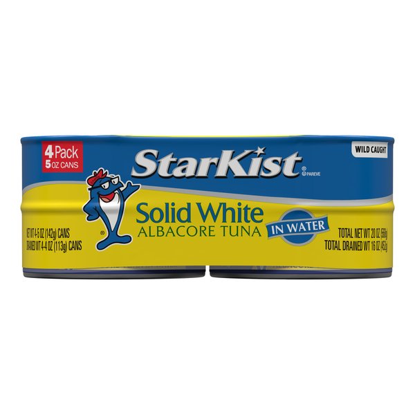 ShopRite StarKist Tuna, Albacore, Solid White, 4 Pack Same-Day Delivery ...