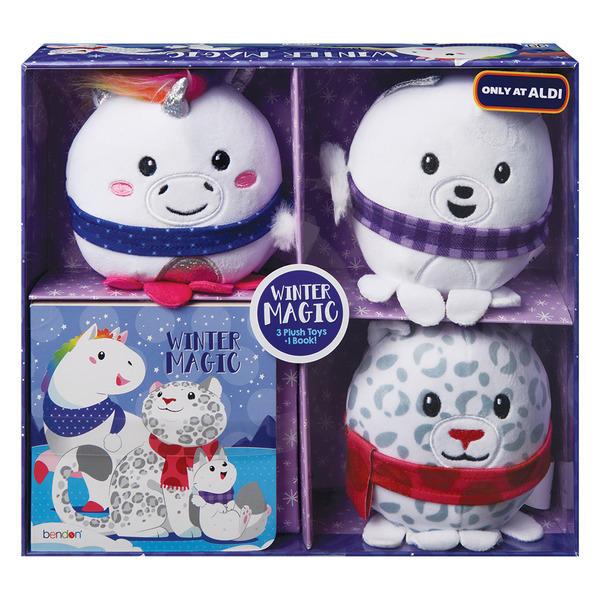 ALDI Bendon Winter Magic Board Book & Plush Set Same-Day Delivery or ...