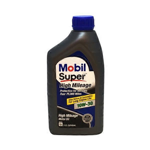 Mobil Super 10W30 High Mileage Motor Oil (1 qt) - Instacart