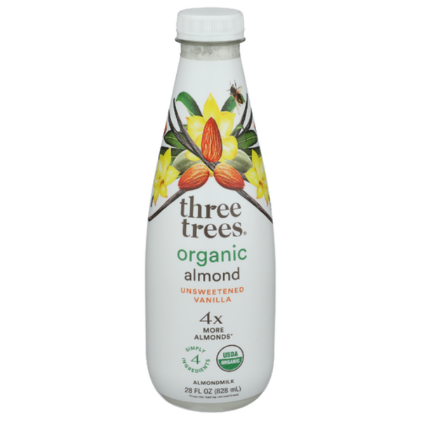 Sprouts Farmers Market Three Trees Organic Unsweetened Vanilla Almond ...