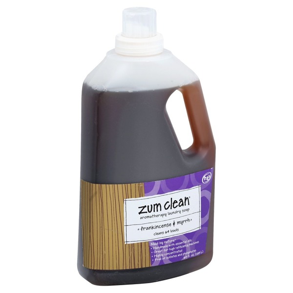 Zum Clean Laundry Soap, Aromatherapy, HE, Frankincense & Myrrh (64 oz ...