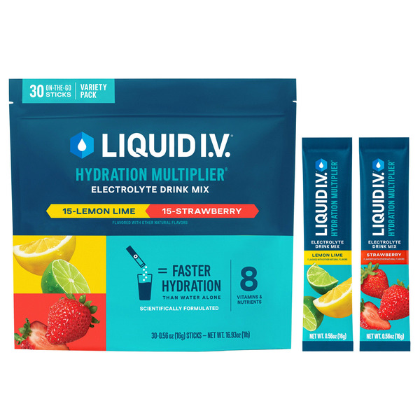 Liquid I.V. Hydration Multiplier Electrolyte Drink Mix Variety Pack ...