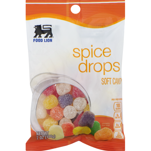 Food Lion Soft Candy Spice Drops Bag 7 Oz Instacart