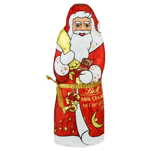 Lindt Santa Milk Chocolate, Christmas Chocolate Santa Same-Day Delivery ...