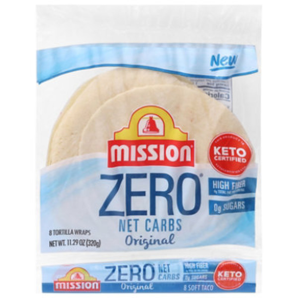 Safeway Mission Tortilla Wraps, Zero Net Carbs, Original Same-Day ...