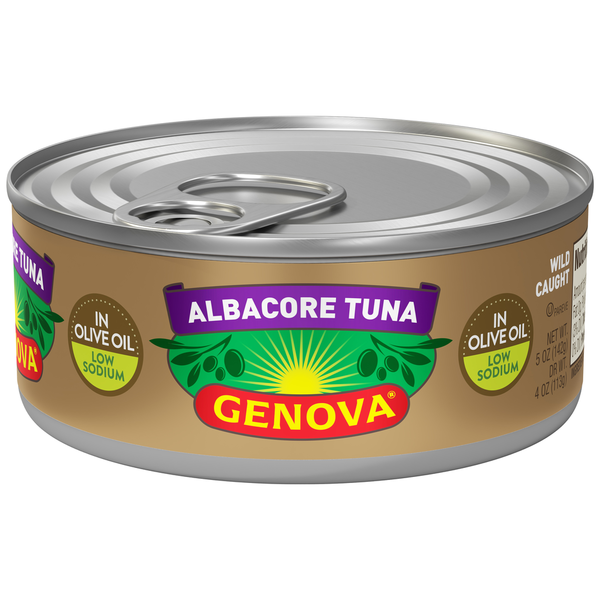 Stop & Shop GENOVA Albacore Tuna in Olive Oil Low Sodium Same-Day ...