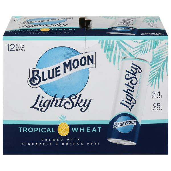Publix Blue Moon Lightsky Tropical Wheat Beer Pickup | Instacart