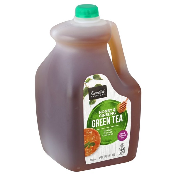 Essential Everyday Green Tea, Honey & Ginseng (128 oz) - Instacart