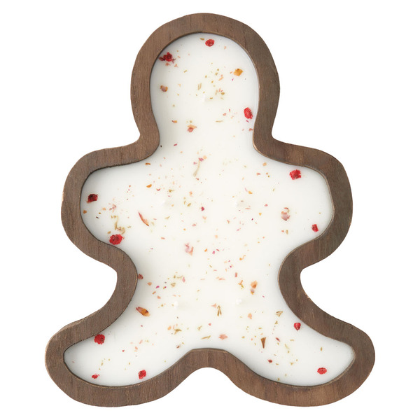 ALDI Kirkton House Holiday Icon Gingerbread Cinnamon Wood Candle - Dark ...
