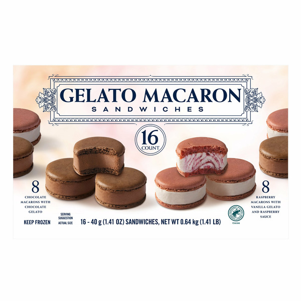 Gelato Macarons, 1.41 oz, 16-count Same-Day Delivery | Costco