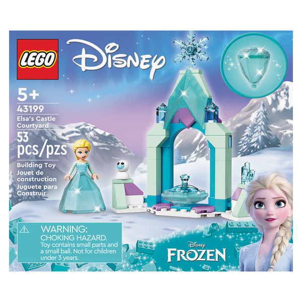 ALDI LEGO 53 Piece Frozen Elsa's Castle Courtyard Building Set Same-Day ...