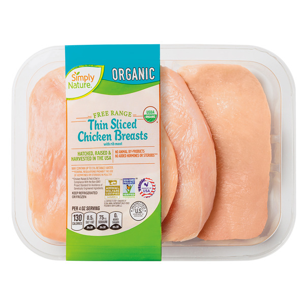 ALDI Simply Nature Fresh Organic Thin Sliced Chicken Fillets Same-Day Delivery or Pickup | Instacart