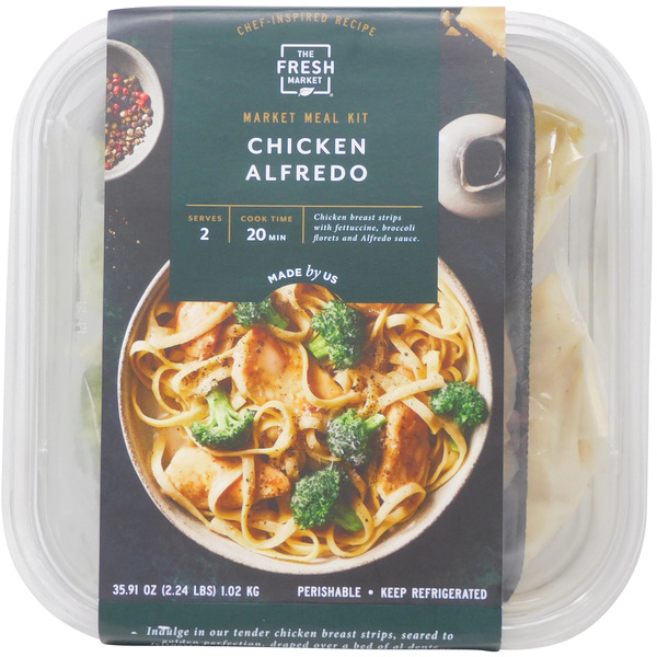 The Fresh Market Chicken Alfredo Market Meal Kit Same-Day Delivery or ...
