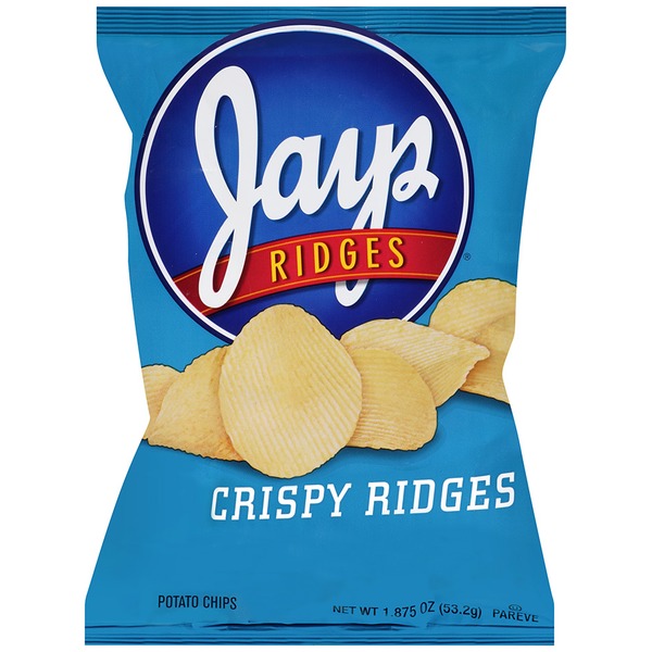 Jays Ridges Crispy Ridges Potato Chips (1.875 oz) - Instacart
