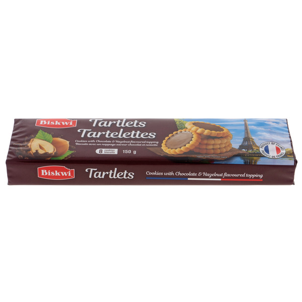 Biskwi Chocolate & Hazelnut Tartlets - 8 Pieces Same-Day Delivery ...
