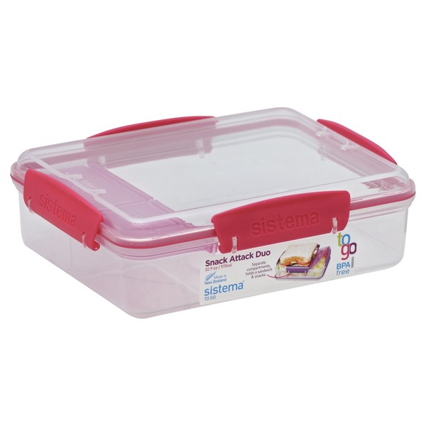 Sistema Container, Snack Attack Duo, 32.9 Ounce (each) - Instacart