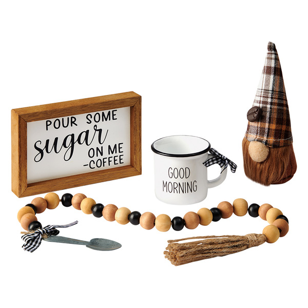 Kirkton House Coffee Bar Tray Objects Pour Some Sugar On Me, Coffee ...
